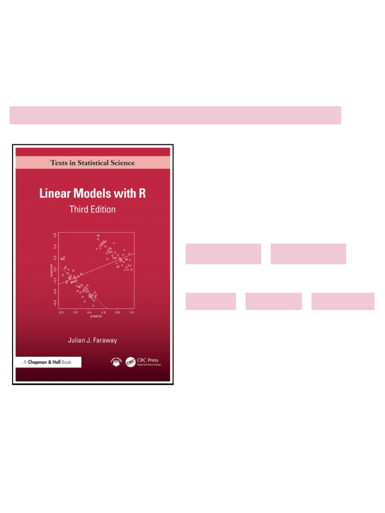 Linear Models with R ebook downloadable anytime | PDF