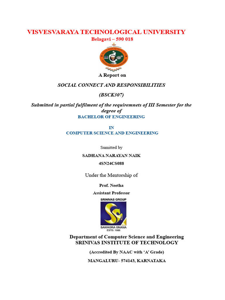 SCR REPORT(2) | PDF | Agriculture | Organic Farming