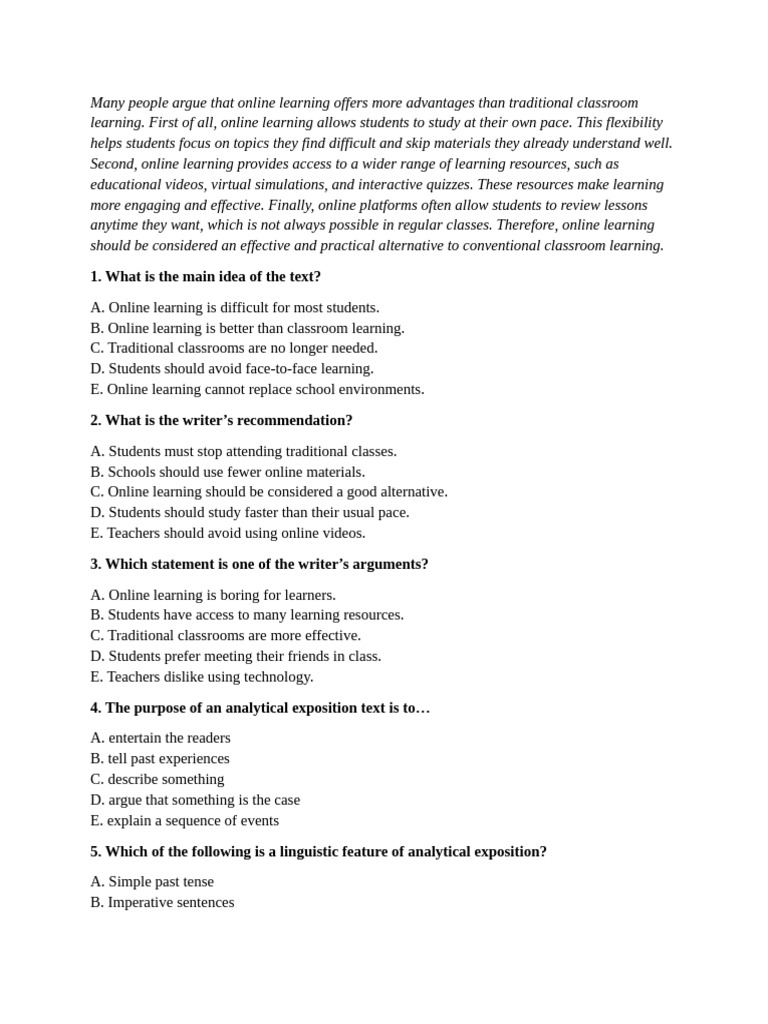 Many People Argue That Online Learning Offers More Advantages Than ...
