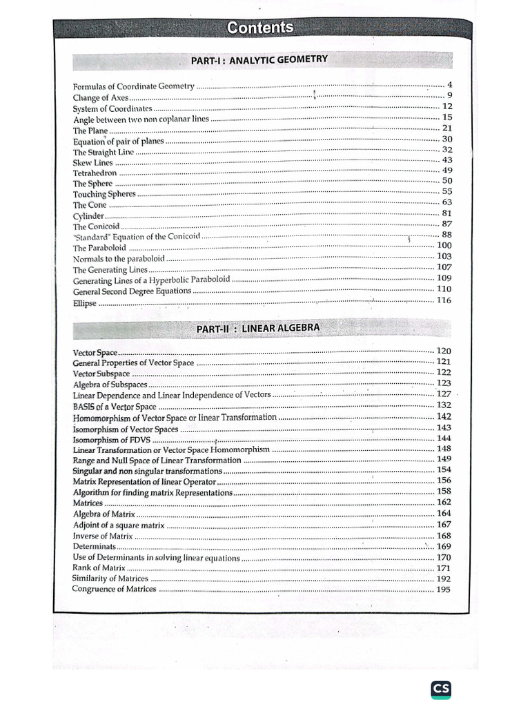 Linear Algebra Notes | PDF