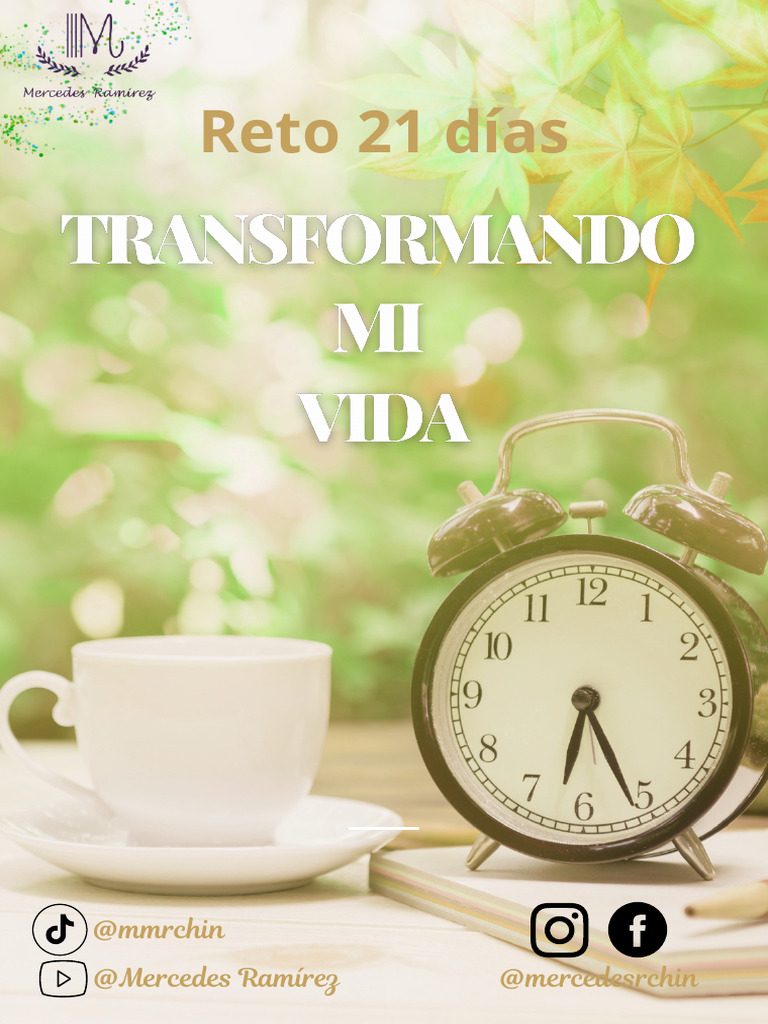 Reto 21 dias - Transformando mi vida - workbook (2) (1) | PDF