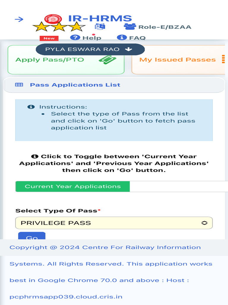 Pass Application List | PDF