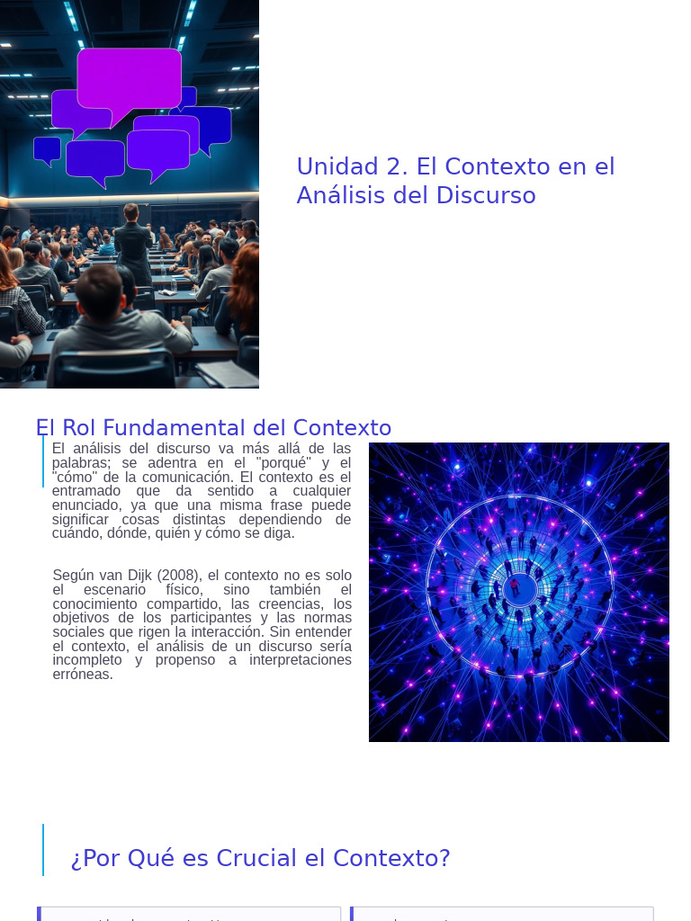 Unidad 2 El-Contexto-en-el-Analisis-del-Discurso | PDF | Comunicación ...