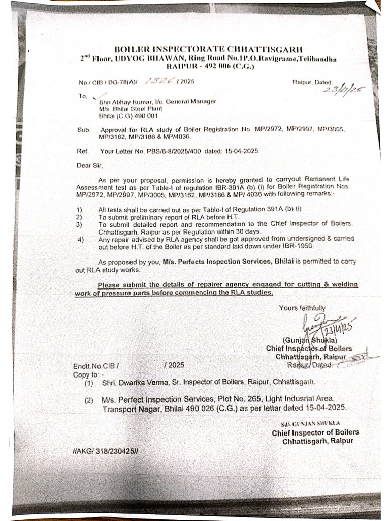 Cib Approval Request Letter Welder Cerificate | PDF