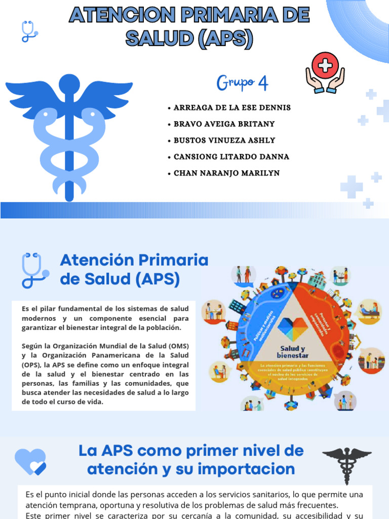 GRUPO #4 - APS (2) | PDF | Cuidado de la salud | Organización ...