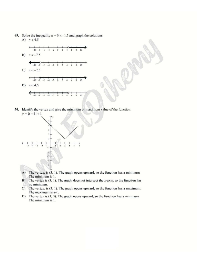 Est1 Exams New 2025 | PDF