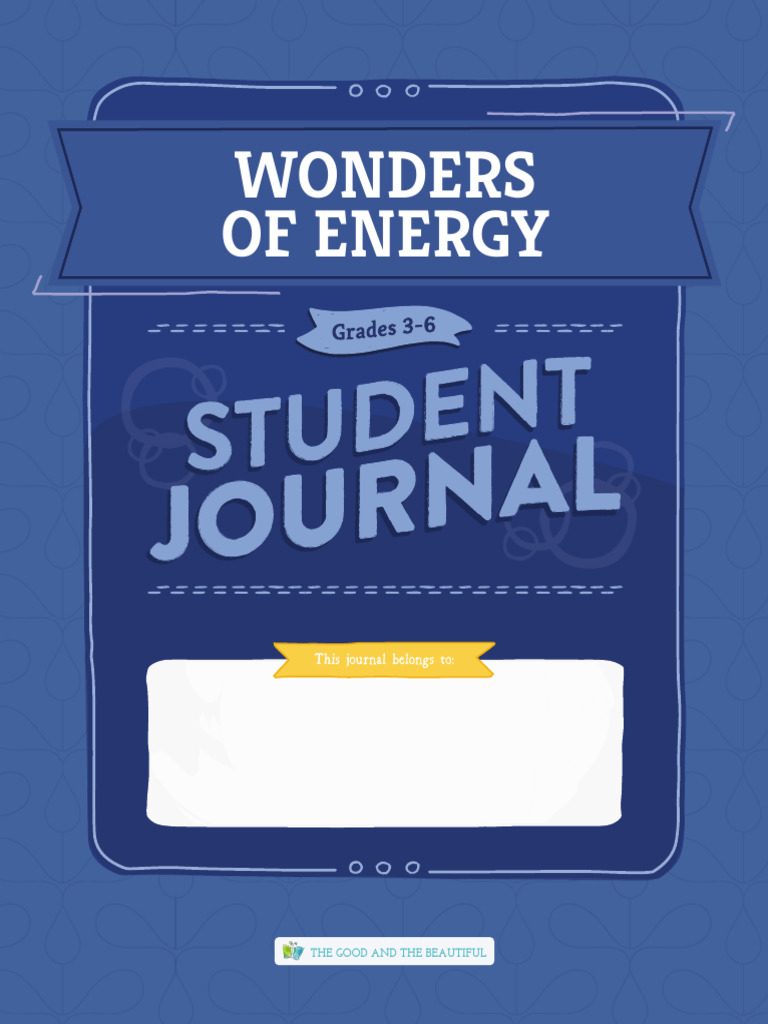 TGATB Wonders of Energy Student Journal 3 6 2.0 | PDF | Sound | Light