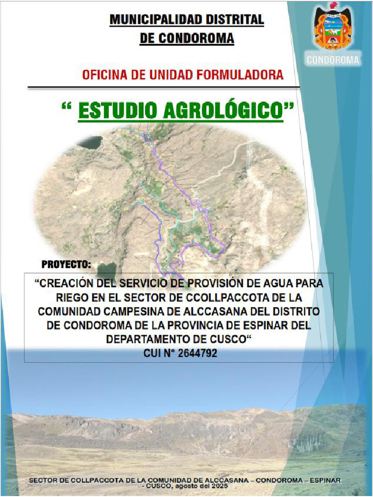 Modelo de Estudio Agrologico | PDF | Suelo | Riego