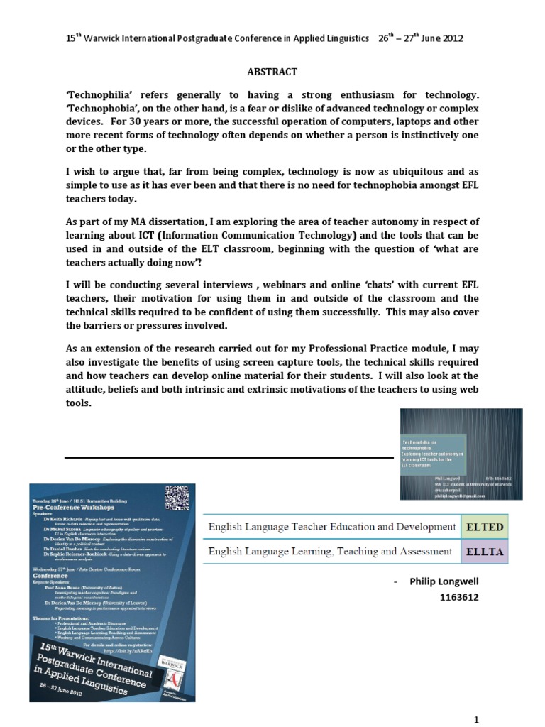 Technophilia or Technophobia: Exploring Teacher Autonomy in Learning ...