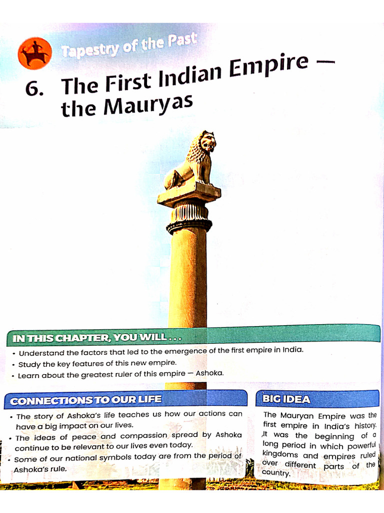 Textbook - The First Indian Empire - The Mauryas | PDF