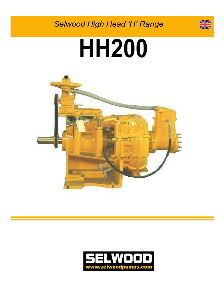 HH200 | PDF | Pump | Bearing (Mechanical)