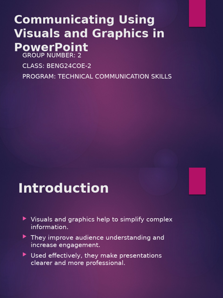 Visual Communication Presentation | PDF | Infographics | Graphics