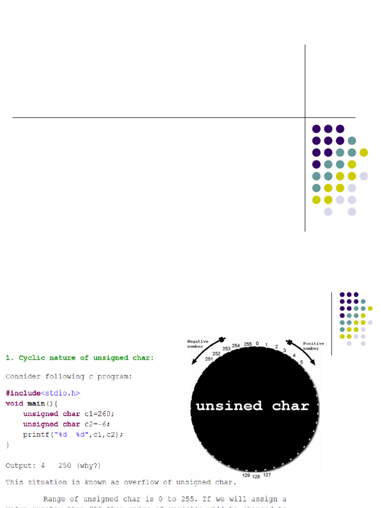 Data Type Overflow, Scanf and Typedef | PDF | Integer (Computer Science ...