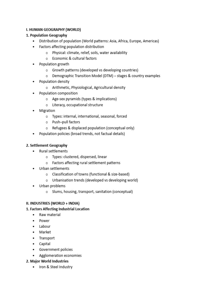 Test 2 Detailed Syllabus | PDF | Agriculture | Natural Disasters