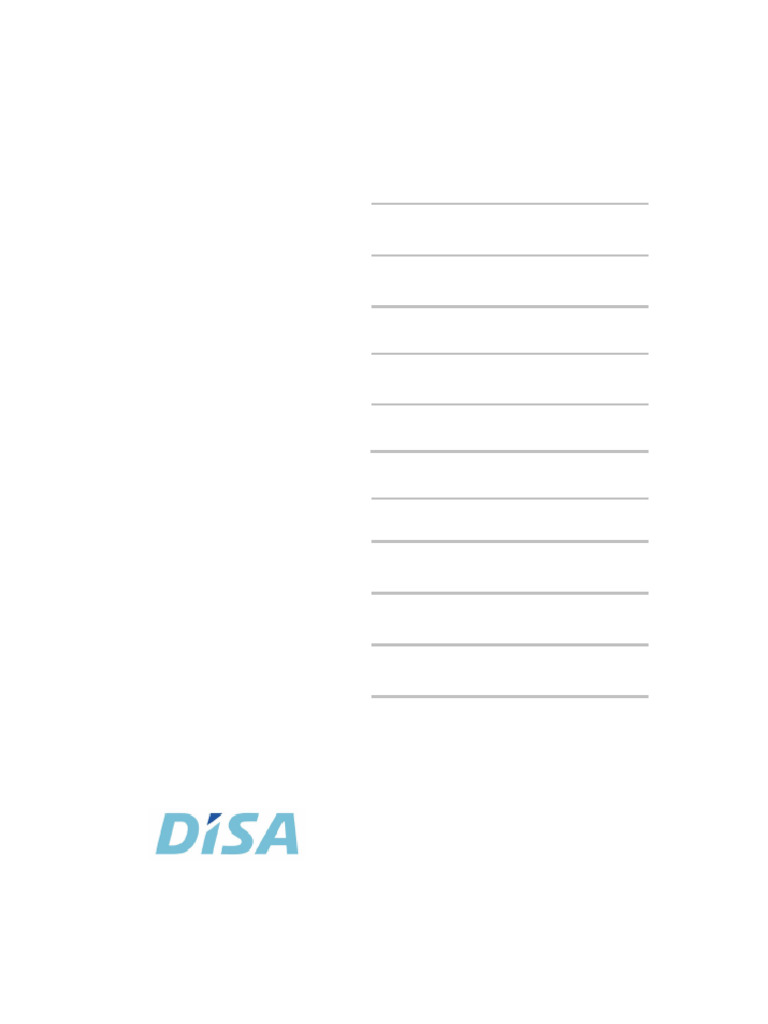 DISA FLEx - 70-Installation Manual | PDF | Valve | Mechanical Engineering