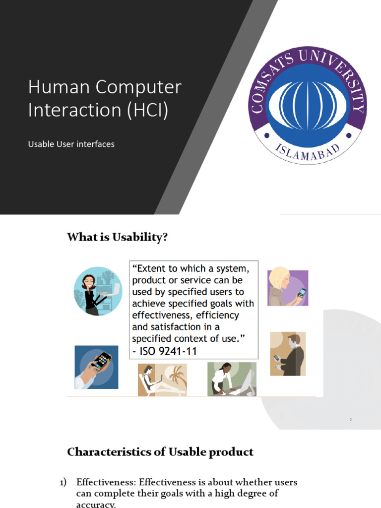 2. Useable interfaces | PDF | Usability | User Interface Design