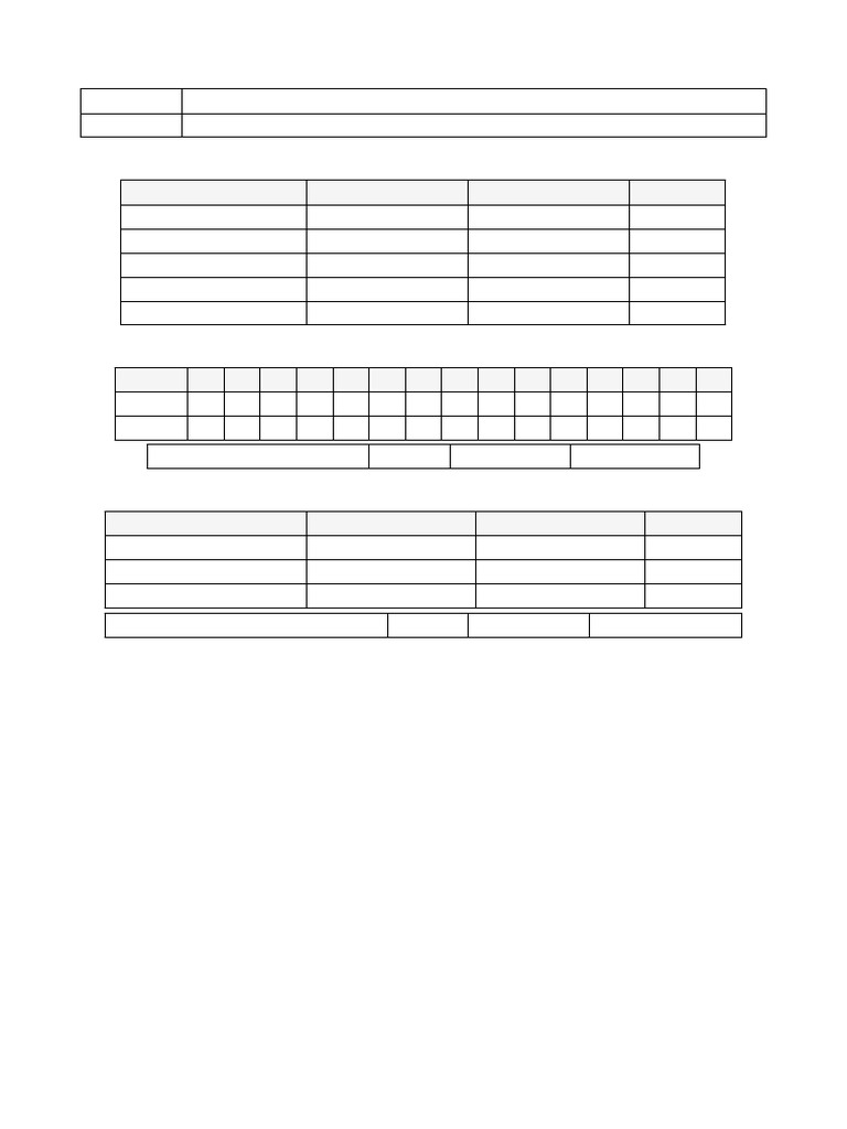 Tournament Scorecard Condensed 1Page | PDF