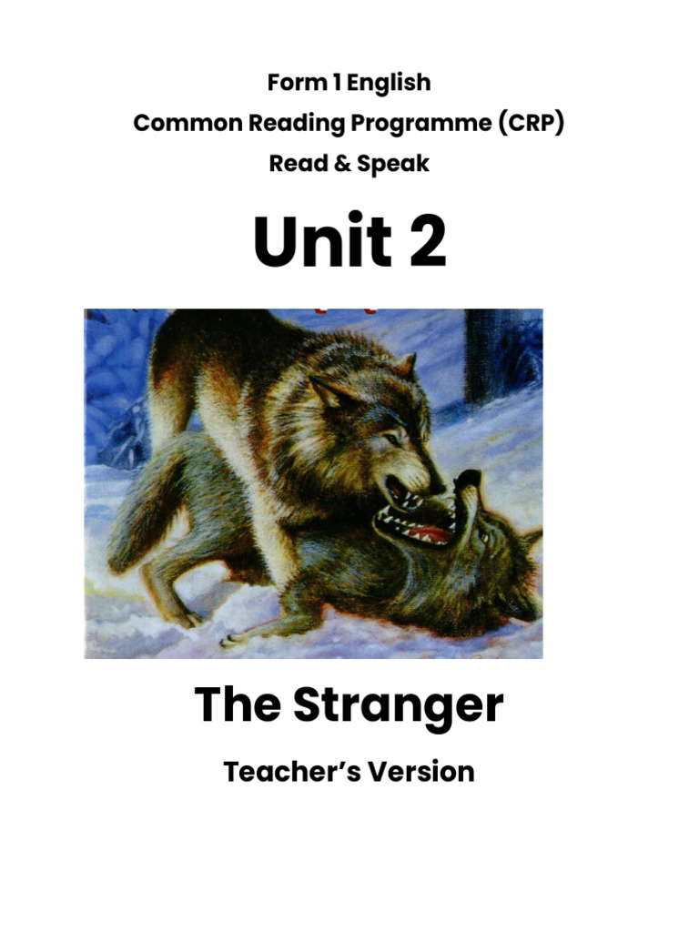Unit 2 (T) The Stranger | PDF | Zoo | Pet