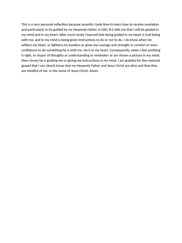 Wk 2 Reflection | PDF
