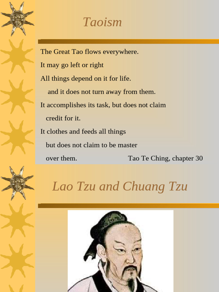 13th Lesson TAOISM | PDF | Laozi | Yin And Yang