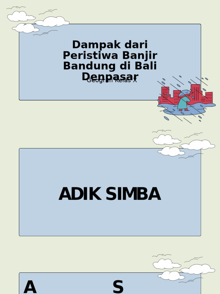 After the Flood Education Presentation in Blue Light Green Simple Lined ...