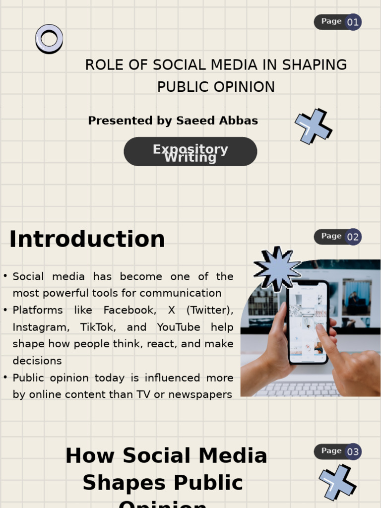 Role of Social Media in Shaping Public Opinion | PDF | Popular Culture ...