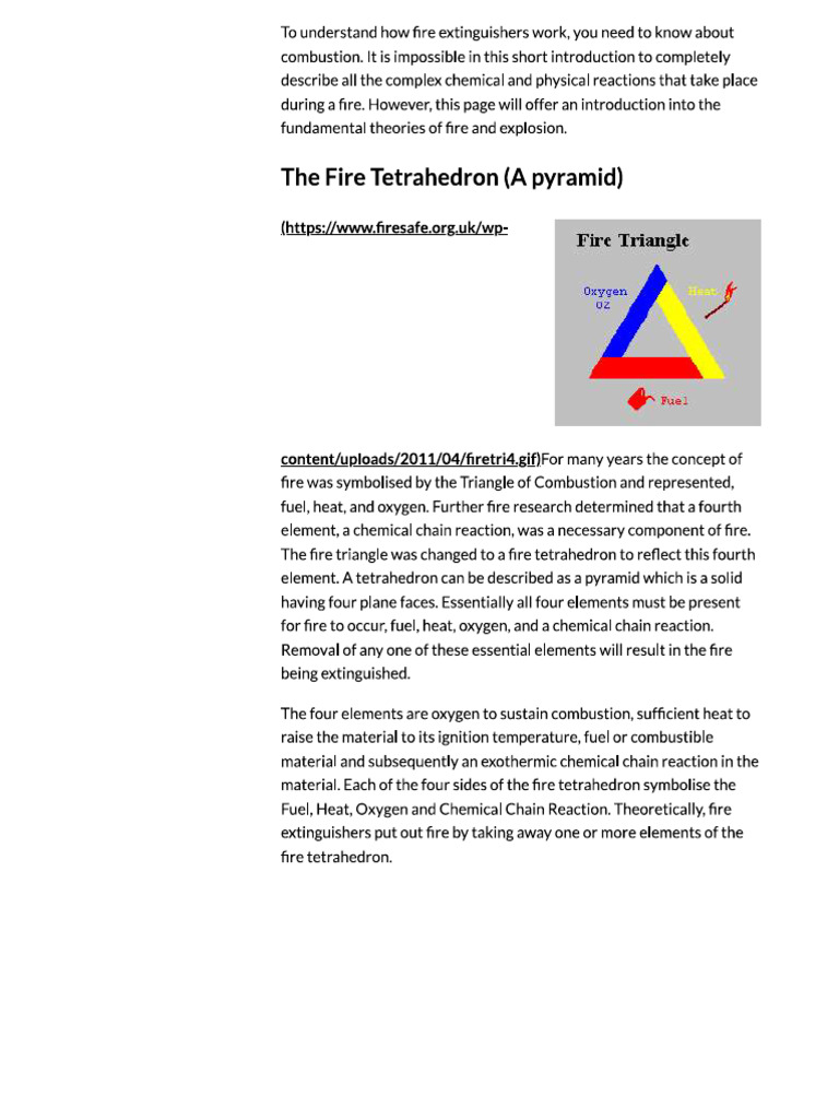 Fire Triangle | PDF
