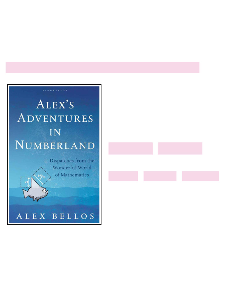 Alex’s Adventures in Numberland ebook fully accessible version | PDF