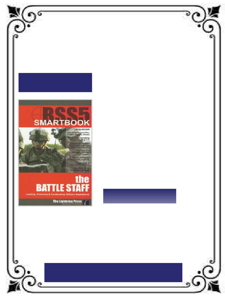 The Battle Staff SMARTbook Leading Planning Conducting Military ...