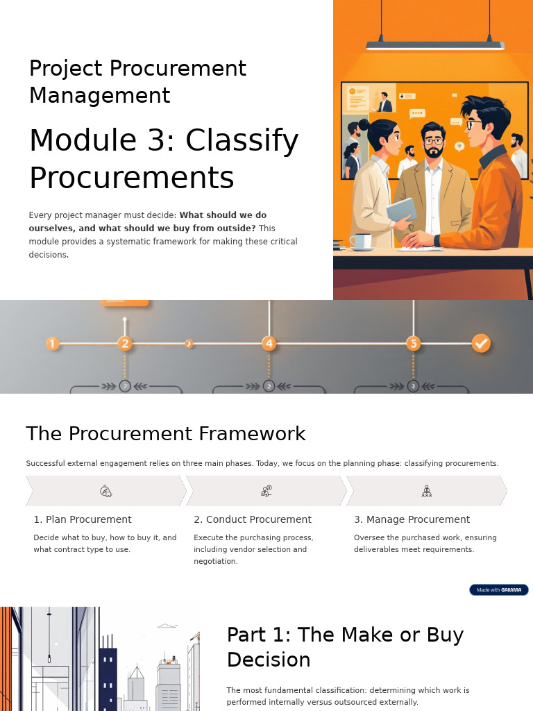Module 3 - Classification | PDF | Procurement | Risk