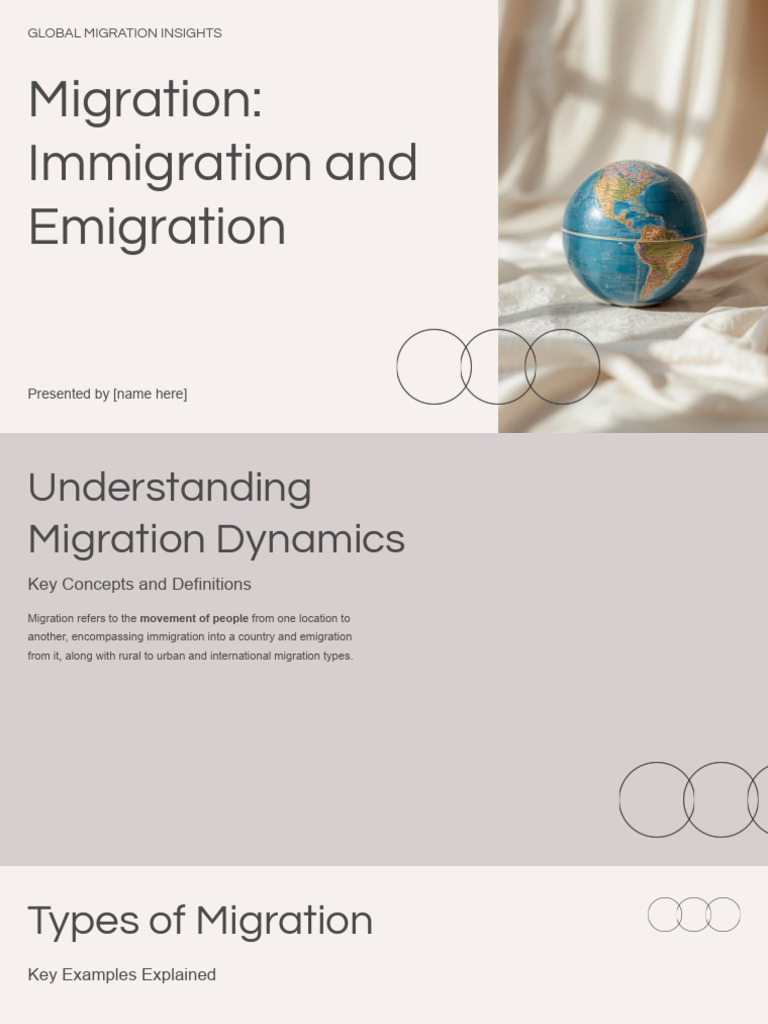 Presentation - Migration Immigration and Emigration-2.Pptx | PDF ...