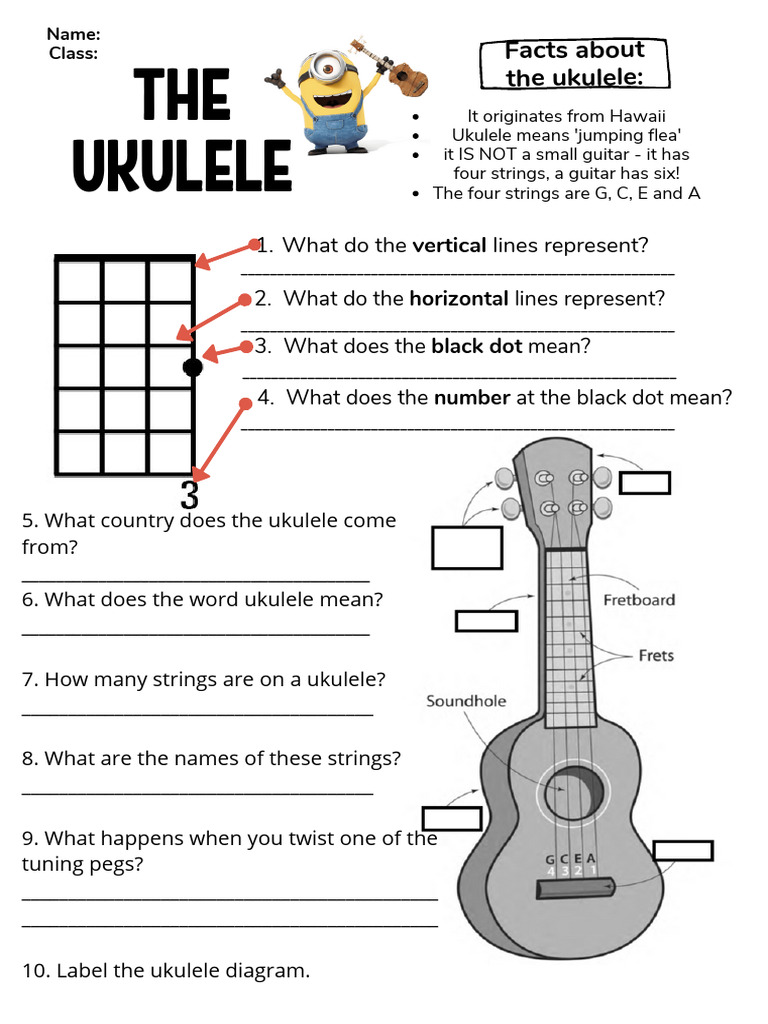 The Ukulele Worksheet | PDF