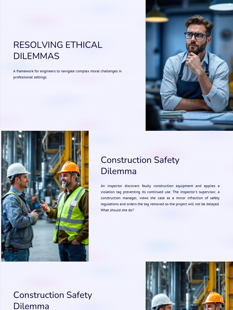 Resolving Ethical Dilemmas | PDF | Safety | Loyalty