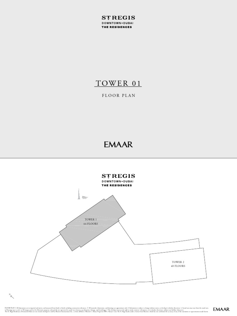 ST_REGIS_RESIDENCES_DOWNTOWN_DUBAI_FLOOR_PLANS_T1 | PDF