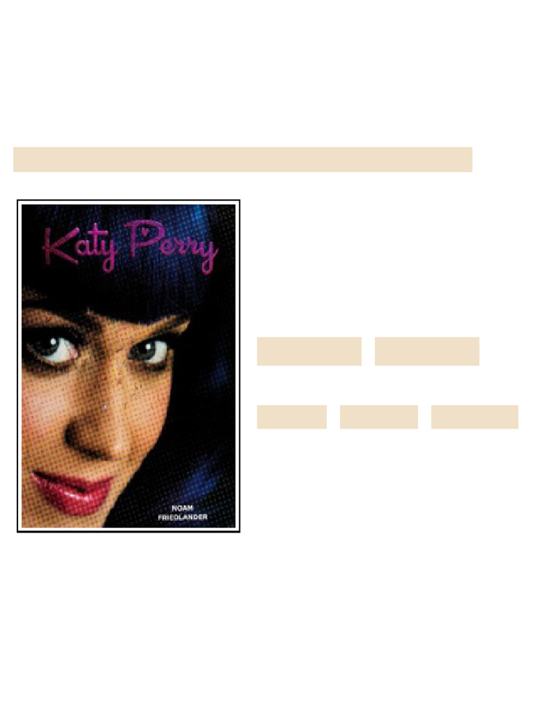 Katy Perry ebook ready to read | PDF