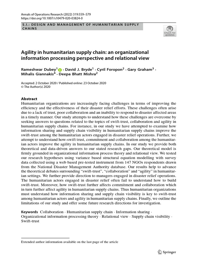 3. | PDF | Validity (Statistics) | Supply Chain