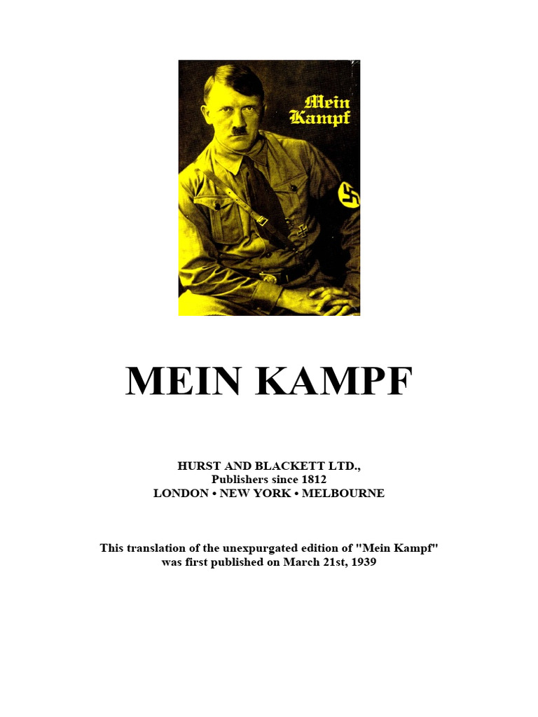 HitlerAdolf MeinKampf VolumeIIi1939525P. 2 | PDF | Nazi Germany | Adolf ...
