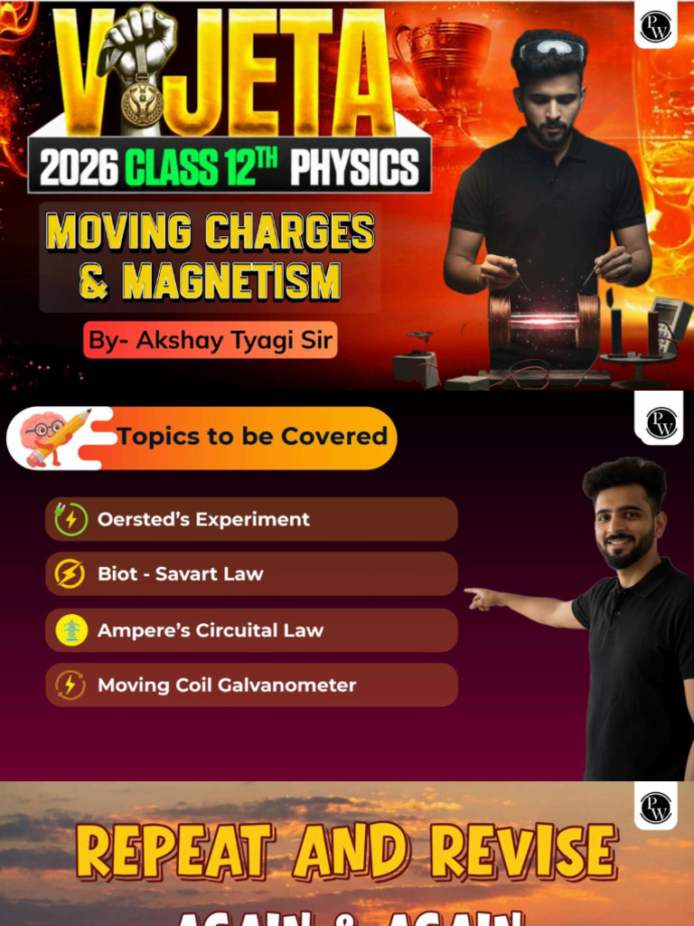 Moving Charge & Magnetism | PDF