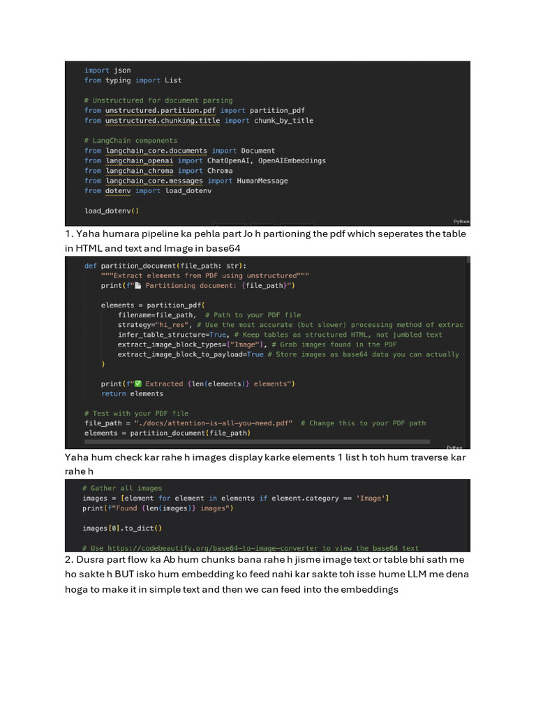 Multi Model RAG | PDF