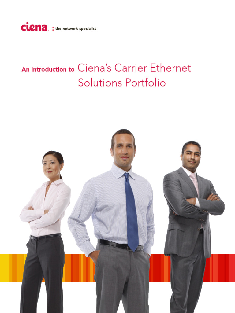 Ciena Carrier Ethernet Solutions Portfolio PB PDF | PDF | Computer ...