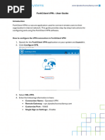 FortiClient VPN Installation for Mac OS | PDF | Virtual Private Network ...