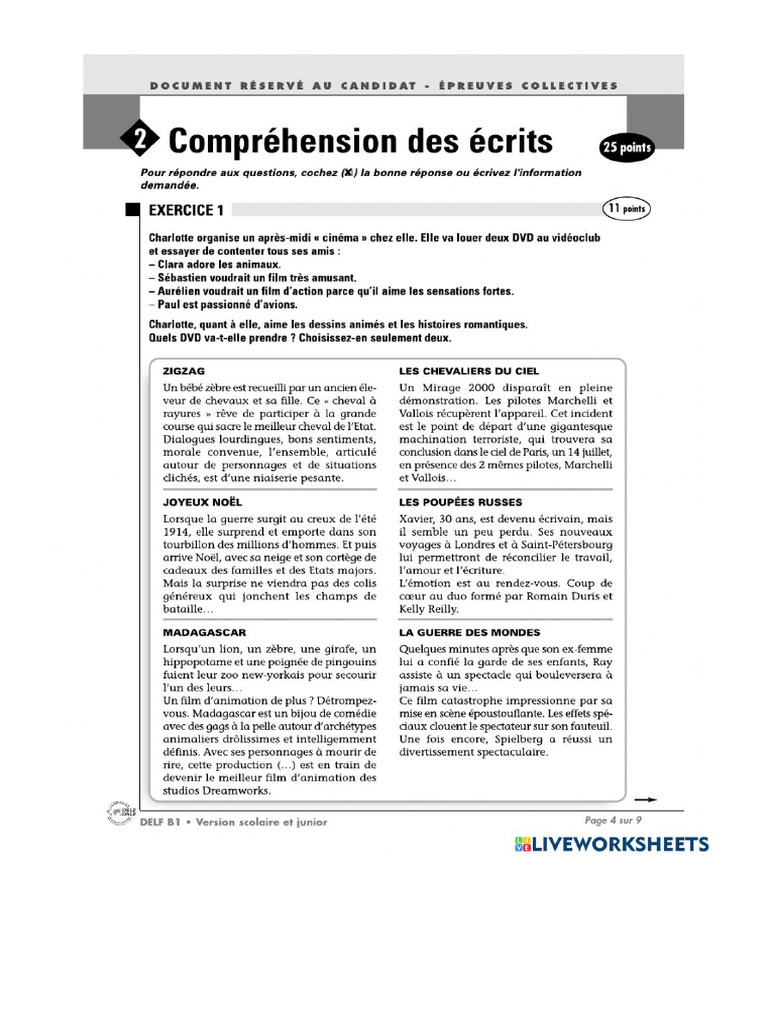 Reading Exercise 8 | PDF