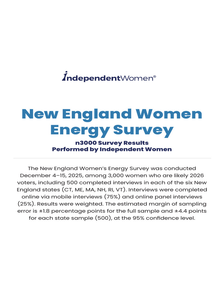 New England Poll - Regional | PDF | Energy Development | Renewable Energy