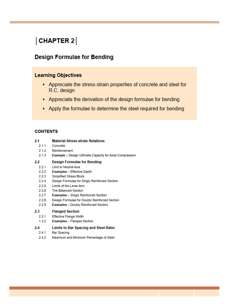 CH2_Design Formulae for Bending (2018!06!06) ( | PDF | Deformation (Engineering) | Strength Of ...