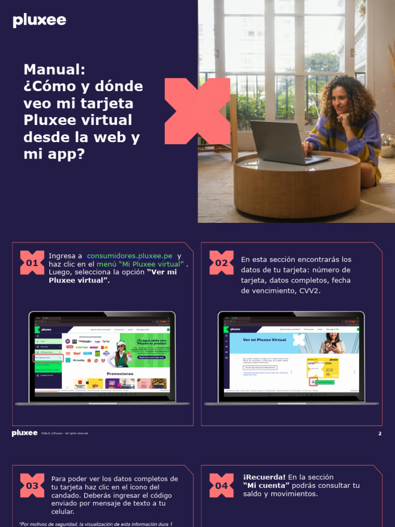 Manual Visualizacion de Tarjeta Pluxee Virtual | PDF | Informática