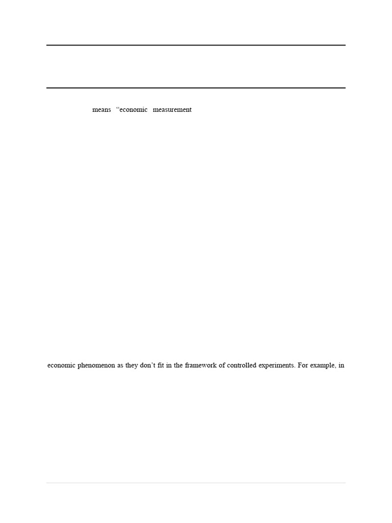 Quantitative Methods in Economics With Applications (2) | PDF | Errors ...