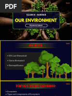 Class 10 Science: Our Environment Notes | PDF | Ecosystem | Food Web