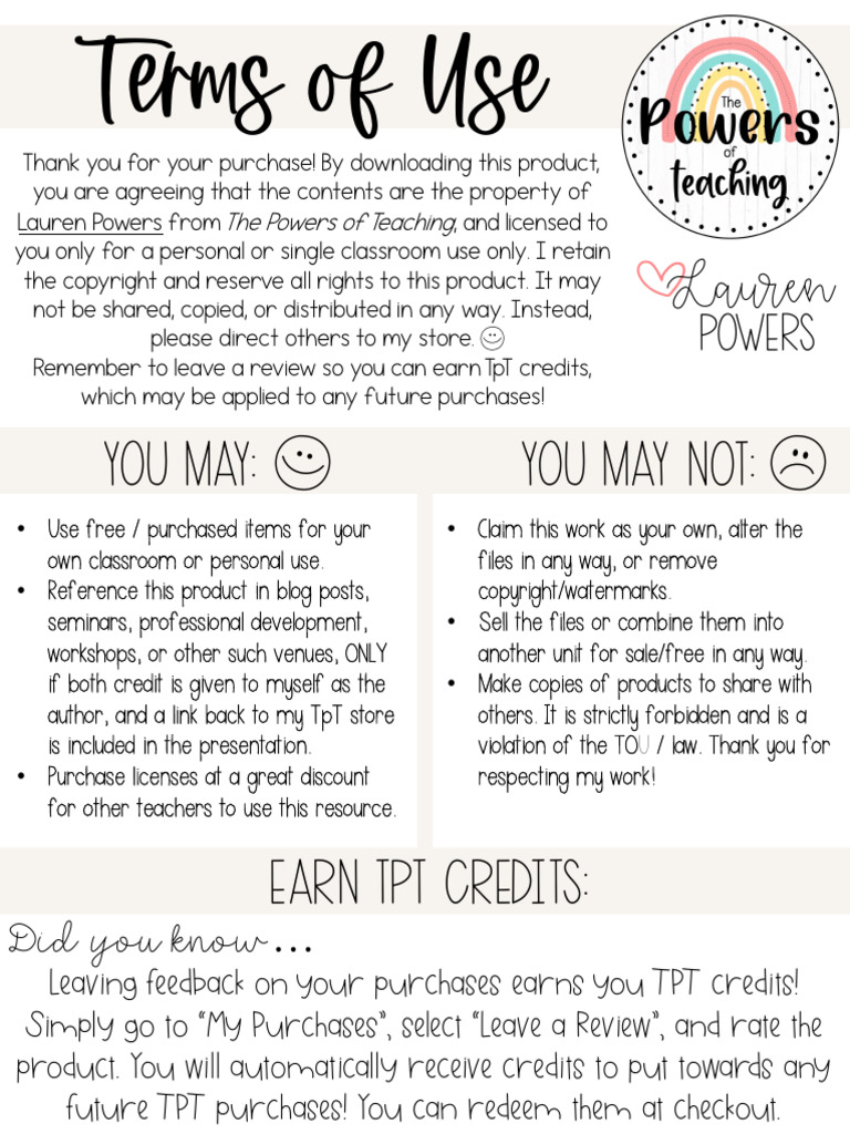 Terms of Use | PDF