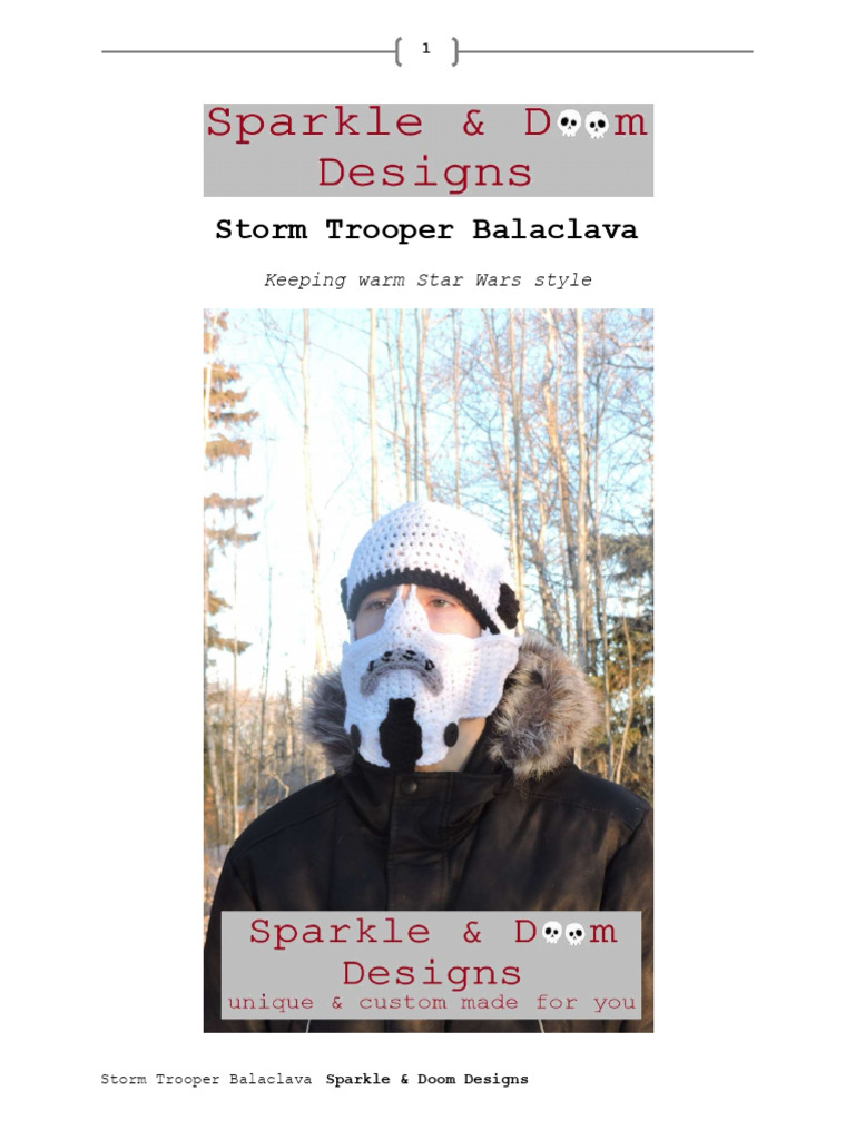 Stormtrooper_balaclava | PDF | Crochet | Textile Arts