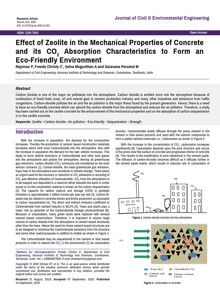 Effect of Zeolite in the Mechanical Properties of Concrete 1wb67rc4rc ...
